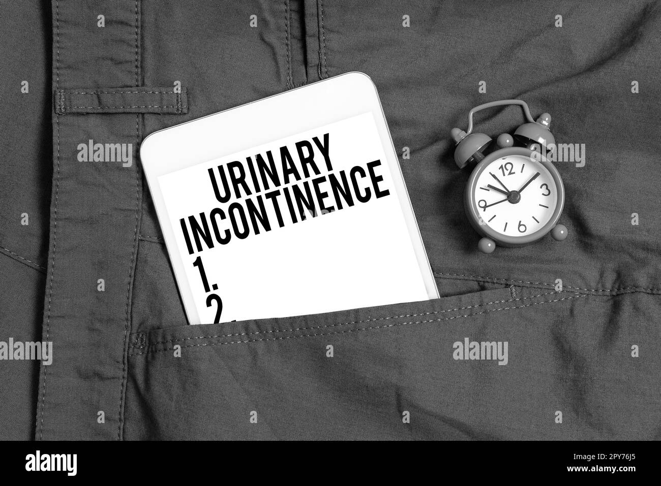 Text sign showing Urinary Incontinence. Business showcase uncontrolled ...