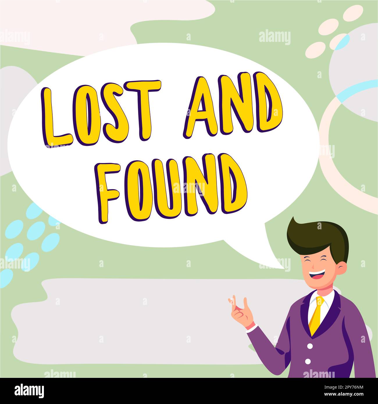 Inspiration showing sign Lost And Found. Business overview Place where ...