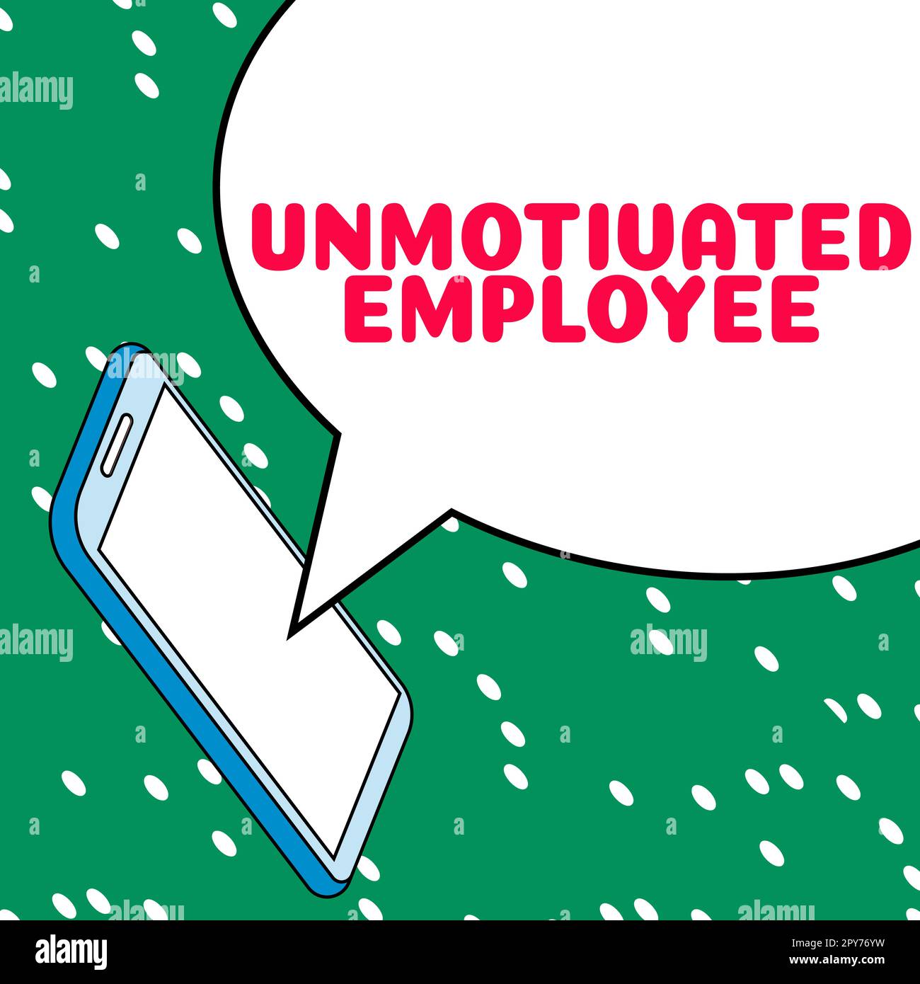 Conceptual display Unmotivated Employee. Business overview very low ...