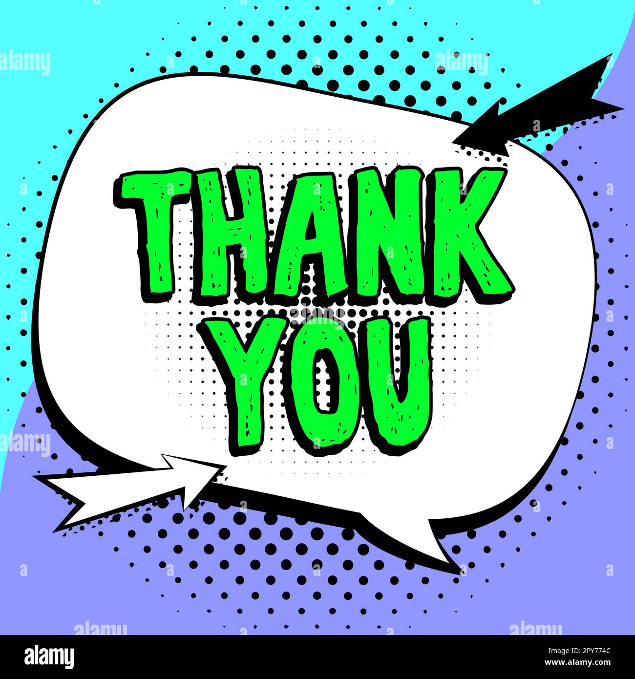 Conceptual display Thank You. Internet Concept replaying on something good or greetings with ...