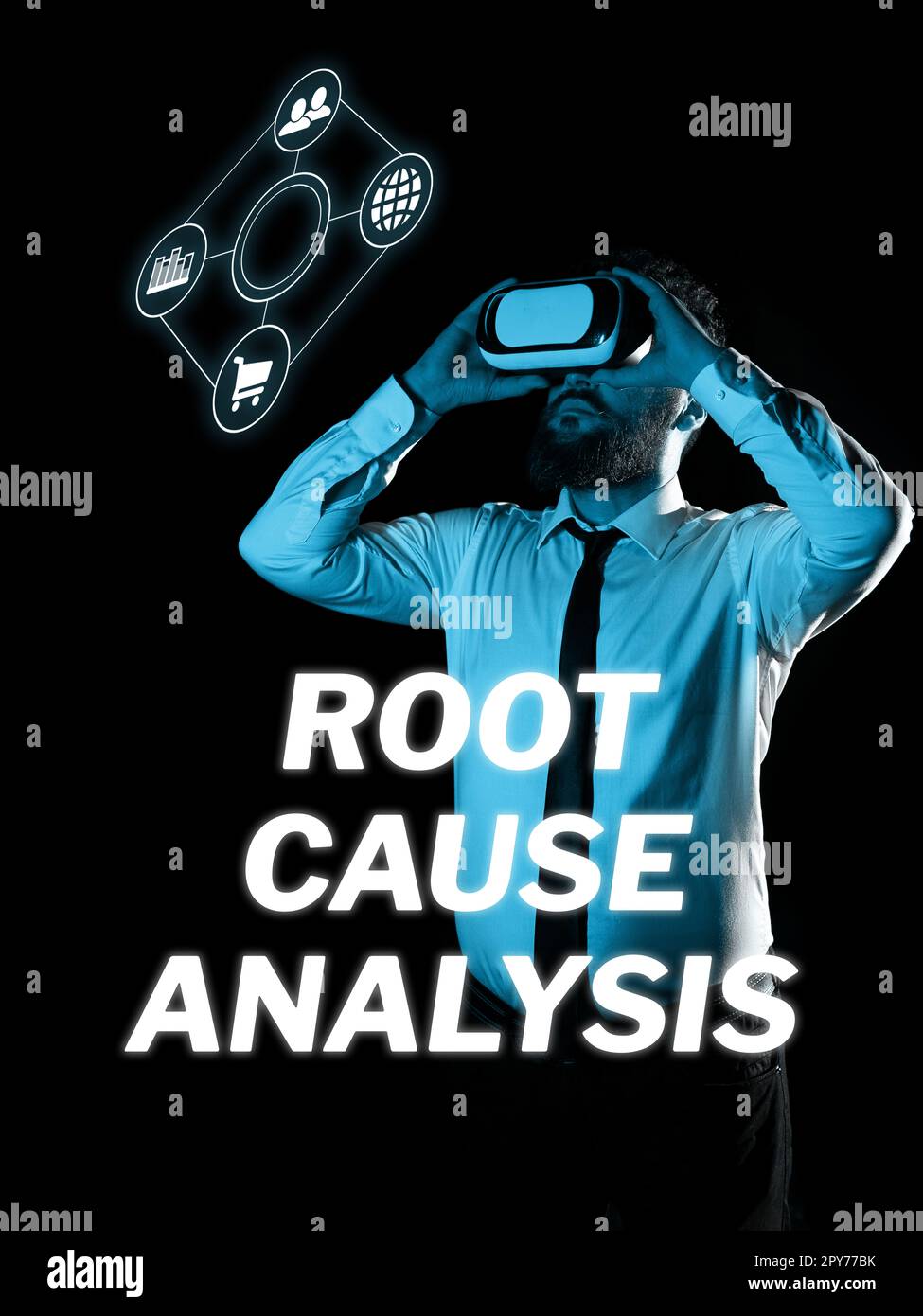 Sign displaying Root Cause Analysis. Internet Concept Method of Problem Solving Identify Fault ...