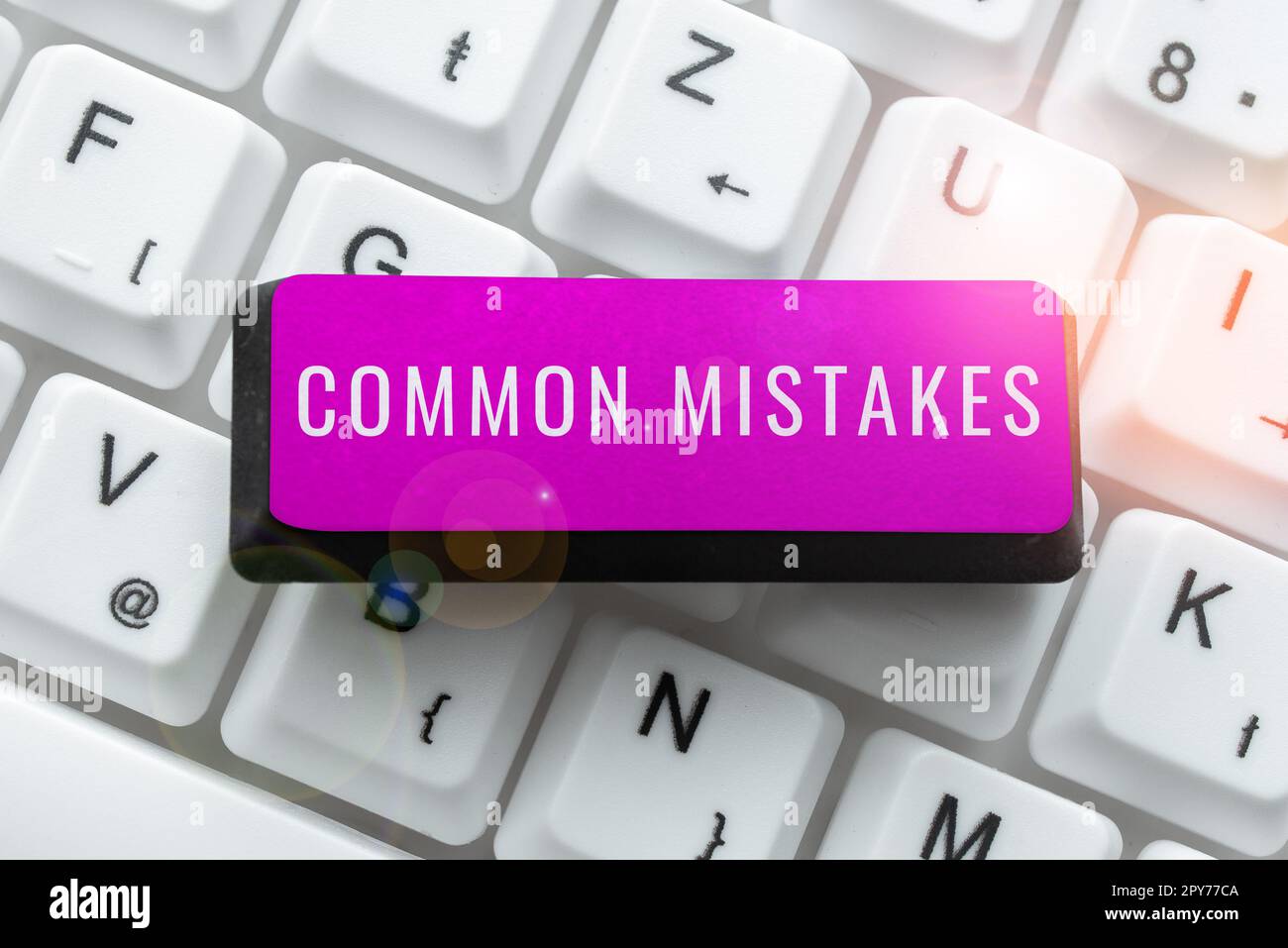 Text showing inspiration Common Mistakes. Internet Concept repeat act ...