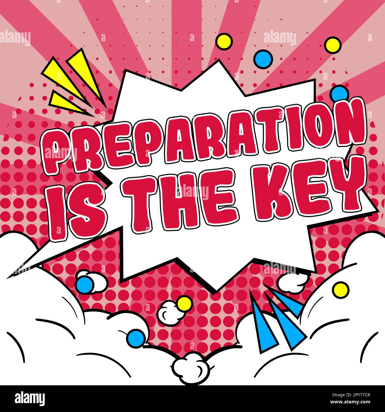 Inspiration showing sign Preparation Is The Key. Business overview ...