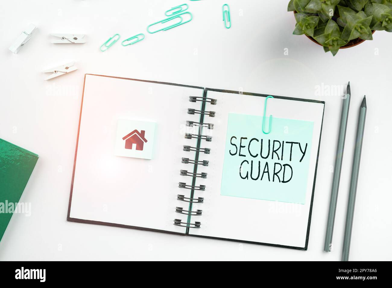 Text Showing Inspiration Security Guard Business Approach Tools Used