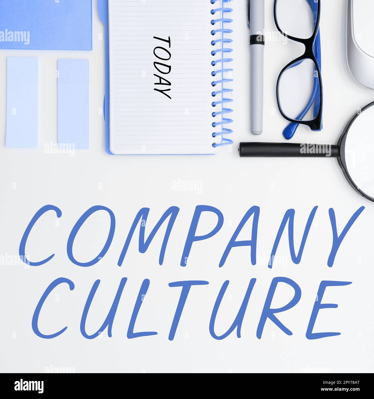 Handwriting text Company Culture. Business idea The environment and ...