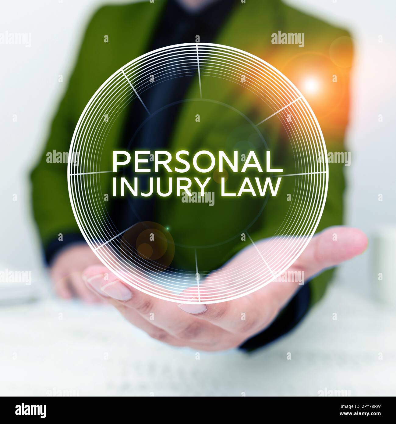 Inspiration showing sign Personal Injury Law. Business showcase being ...