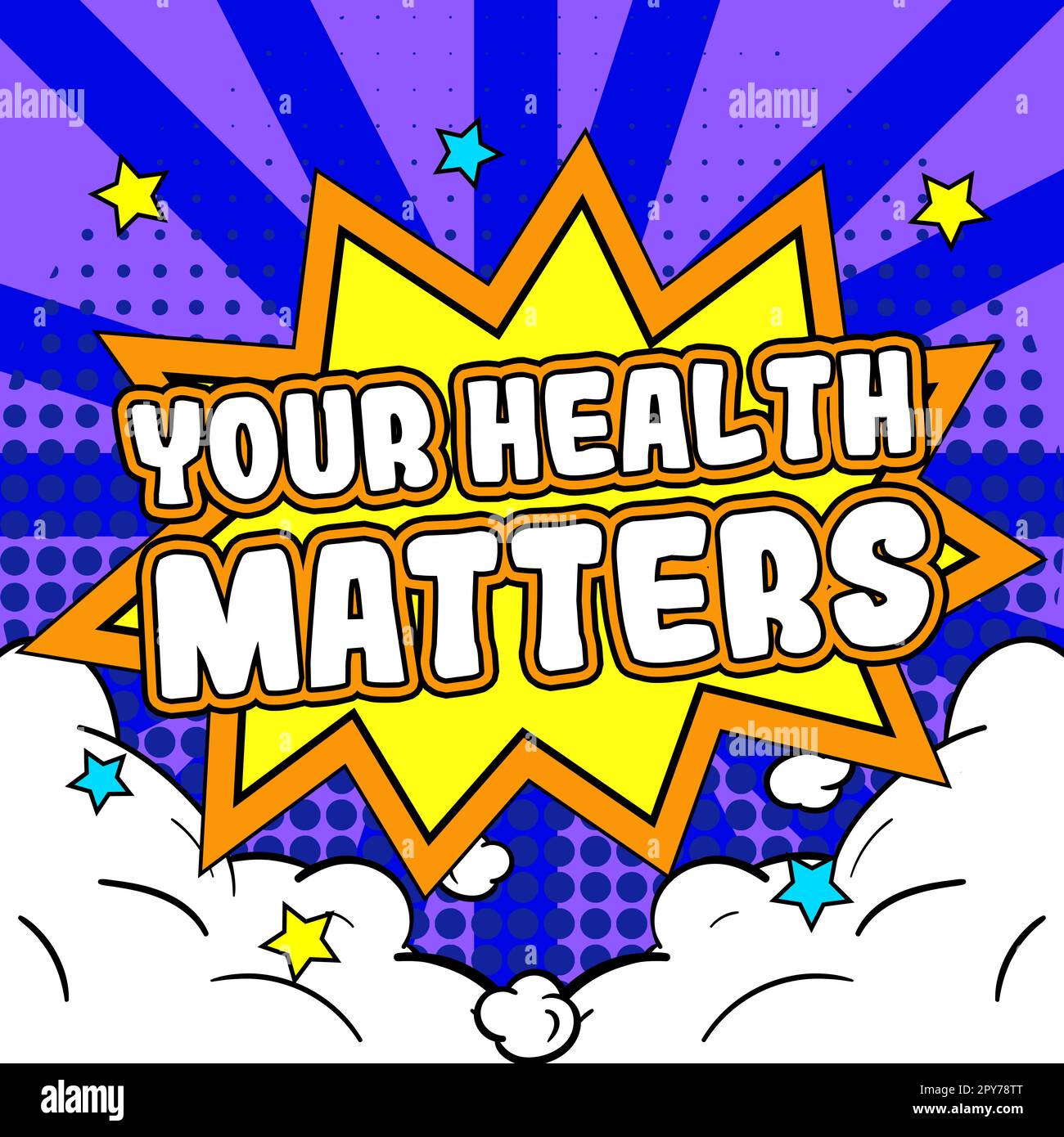 Conceptual caption Your Health Matters. Business idea good health is ...
