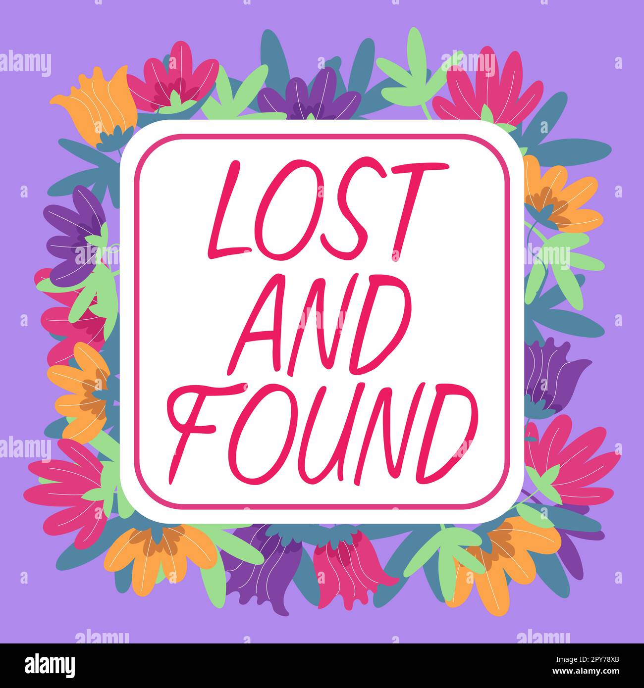 Handwriting text Lost And Found. Business approach Place where you can ...