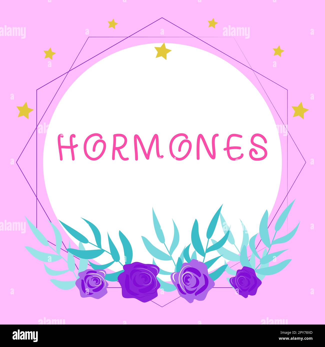 Hand writing sign Hormones. Concept meaning regulatory substance ...