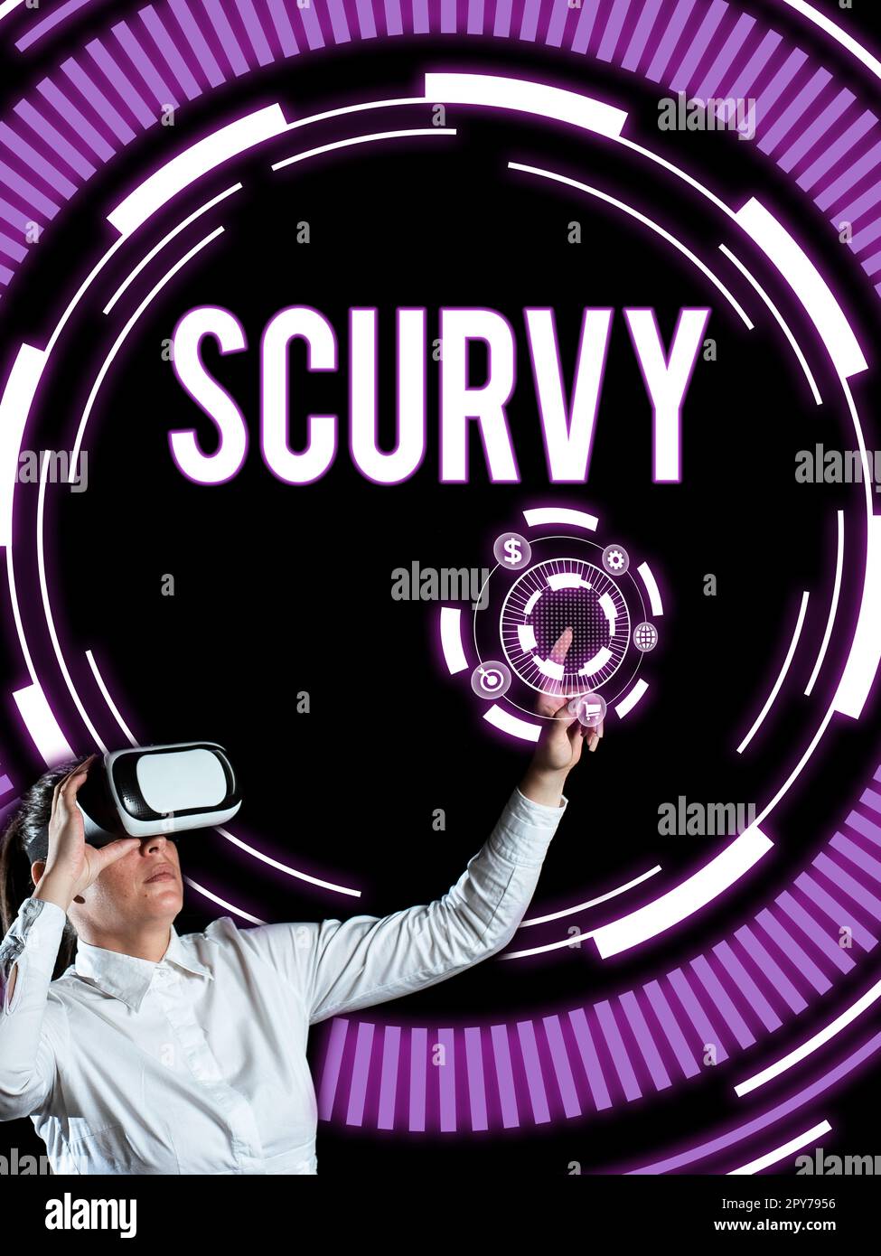 Handwriting text Scurvy. Internet Concept disease caused by a lack of ...