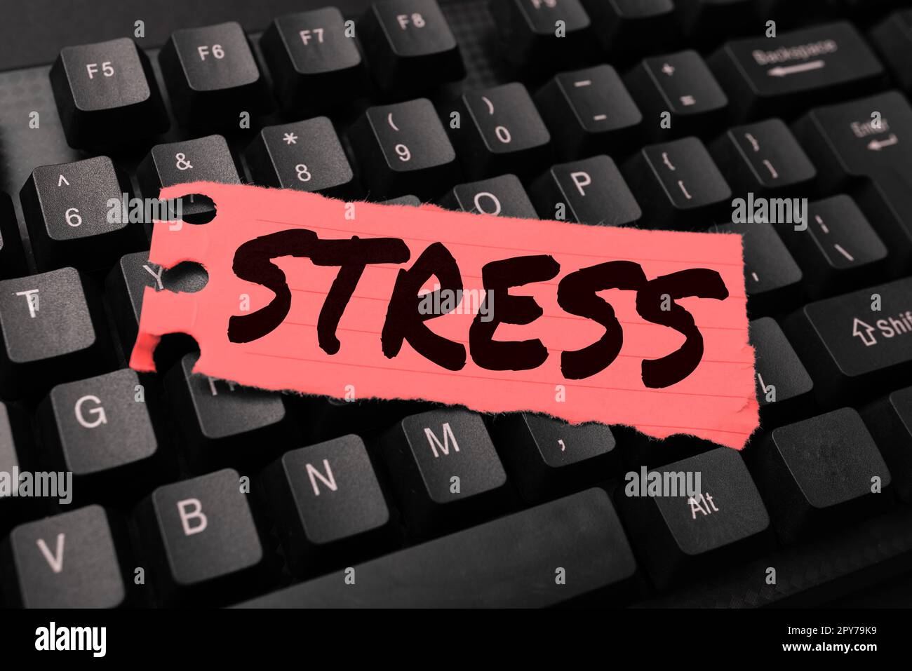 Text showing inspiration Stress. Internet Concept a physical chemical ...
