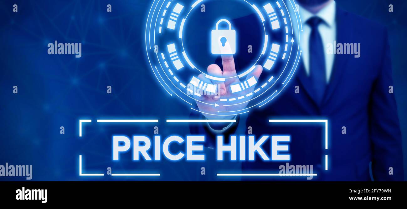 Inspiration showing sign Price Hike. Internet Concept sum of values ...