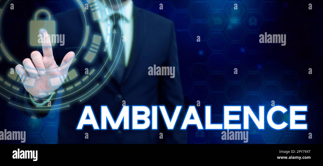 Inspiration showing sign Ambivalence. Word for attitudes or feelings ...