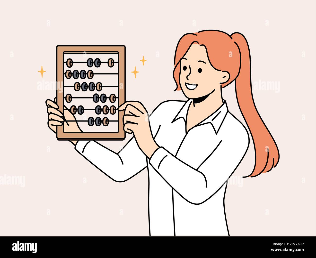 Girl Accountant Clipart