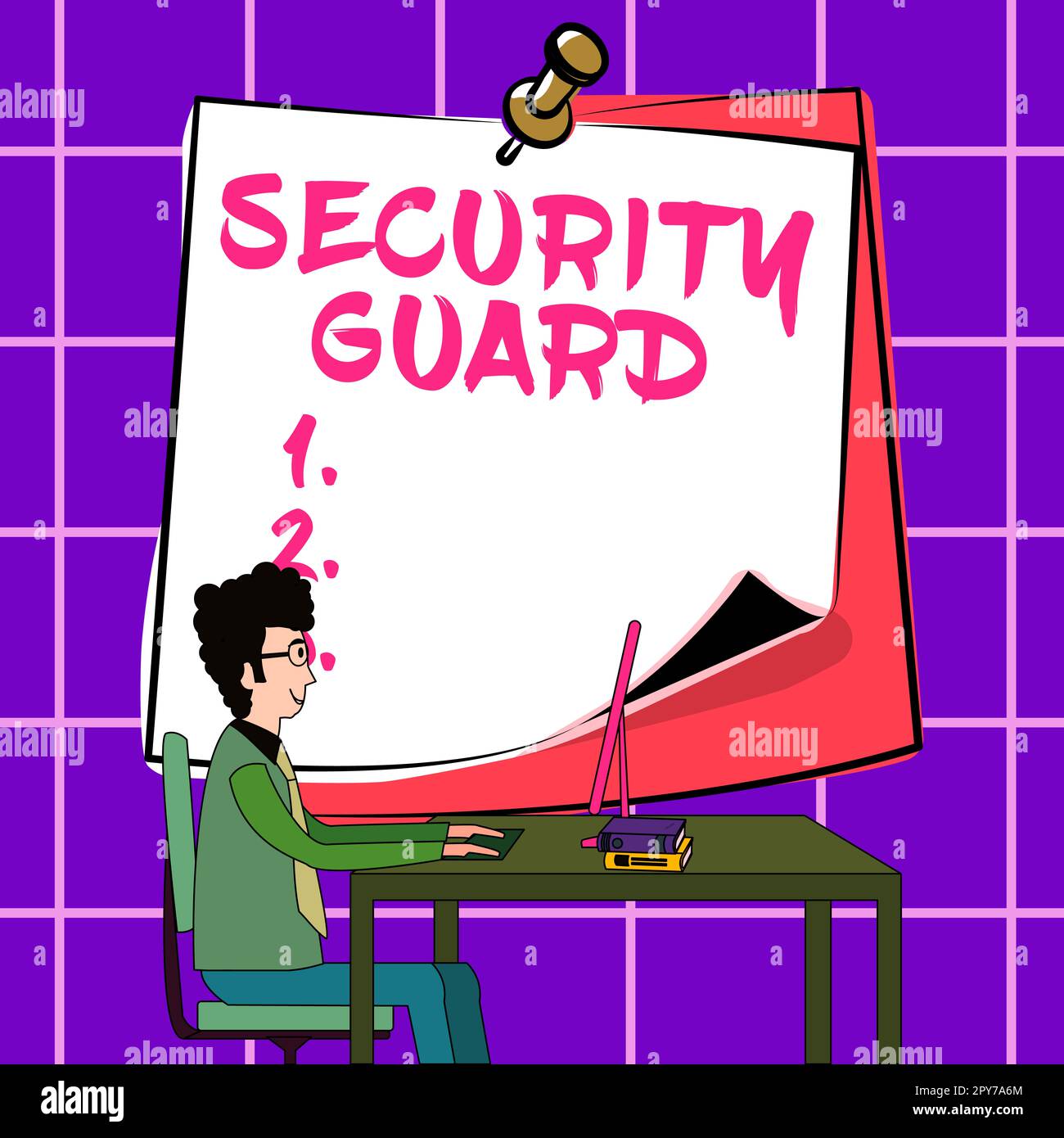 Text Caption Presenting Security Guard Business Idea Tools Used To Manage Multiple Security