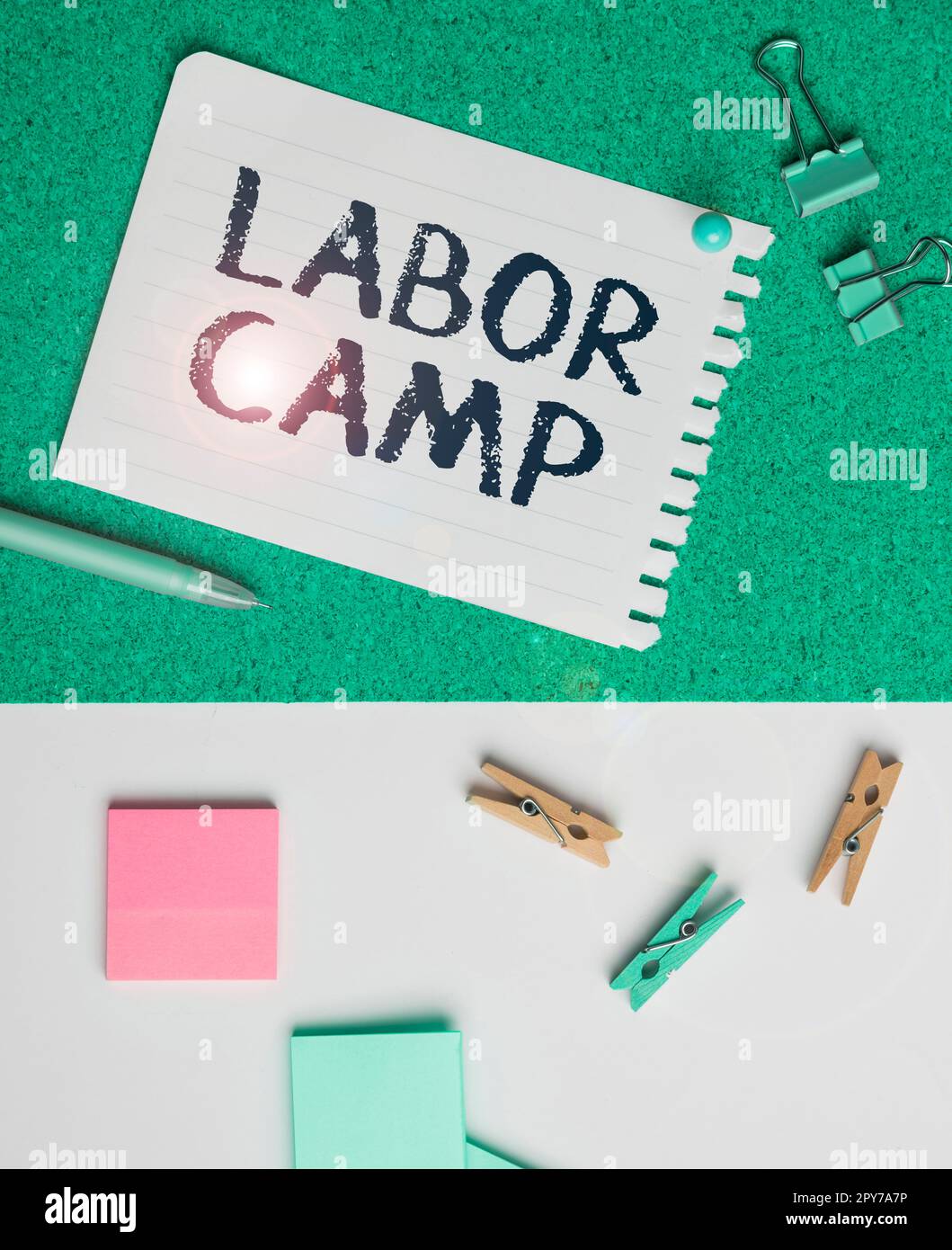 Conceptual caption Labor Camp. Internet Concept a penal colony where ... Conceptual caption Labor Camp. Internet Concept a penal colony where ...