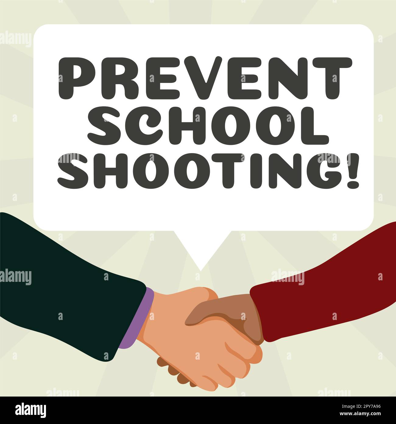 Text showing inspiration Prevent School Shooting. Internet Concept ...