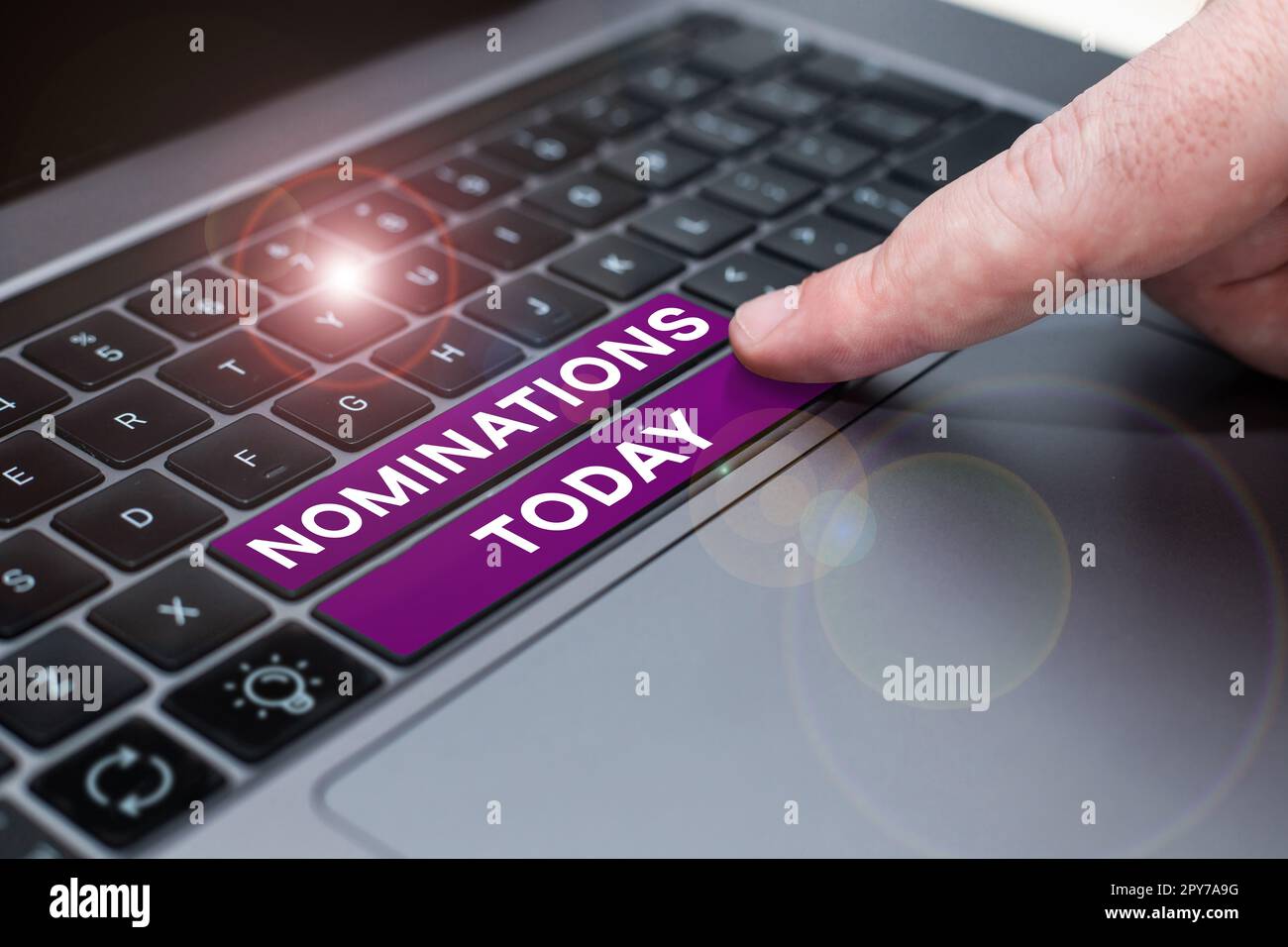 Inspiration showing sign Nominations. Concept meaning the act of ...