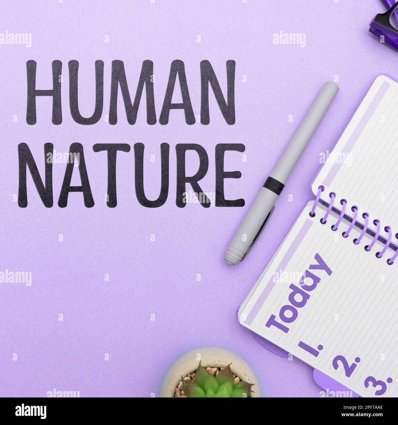 Inspiration showing sign Human Nature. Business showcase psychological ...
