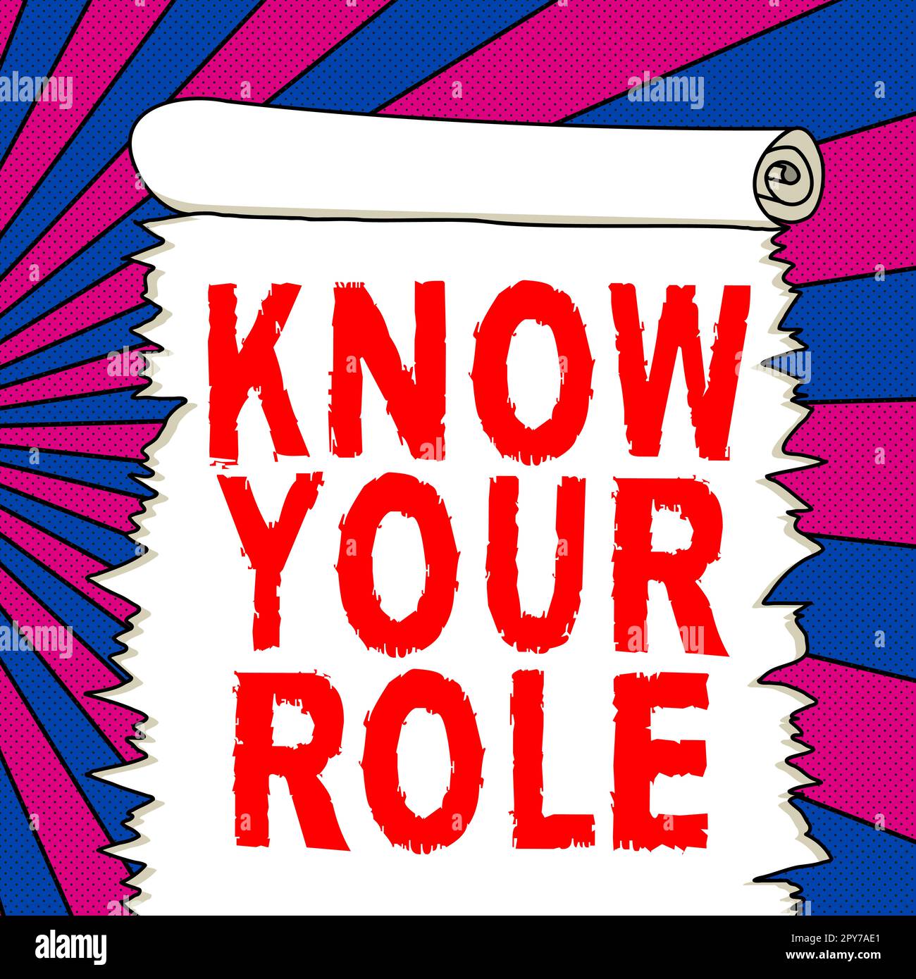 Writing displaying text Know Your Role. Business overview Be clear of ...