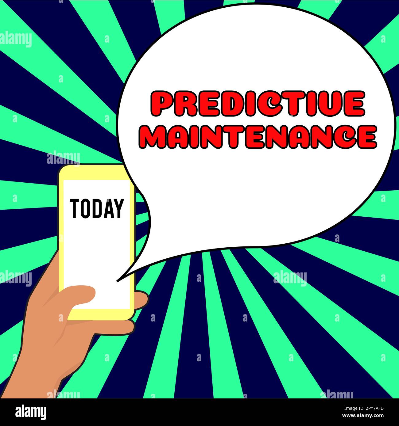 Inspiration showing sign Predictive Maintenance. Conceptual photo ...