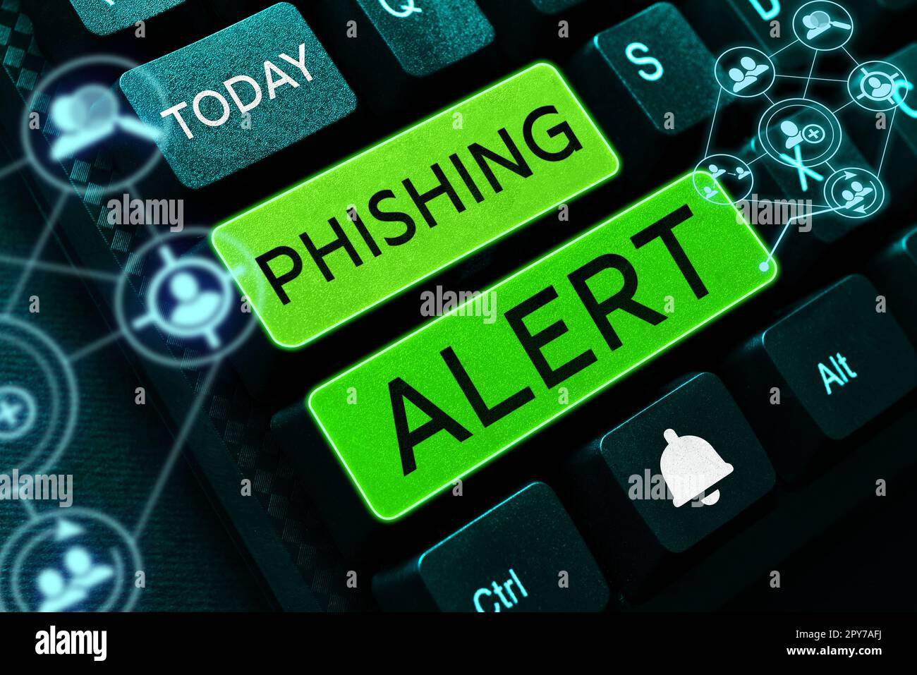 Writing displaying text Phishing Alert. Business idea aware to ...