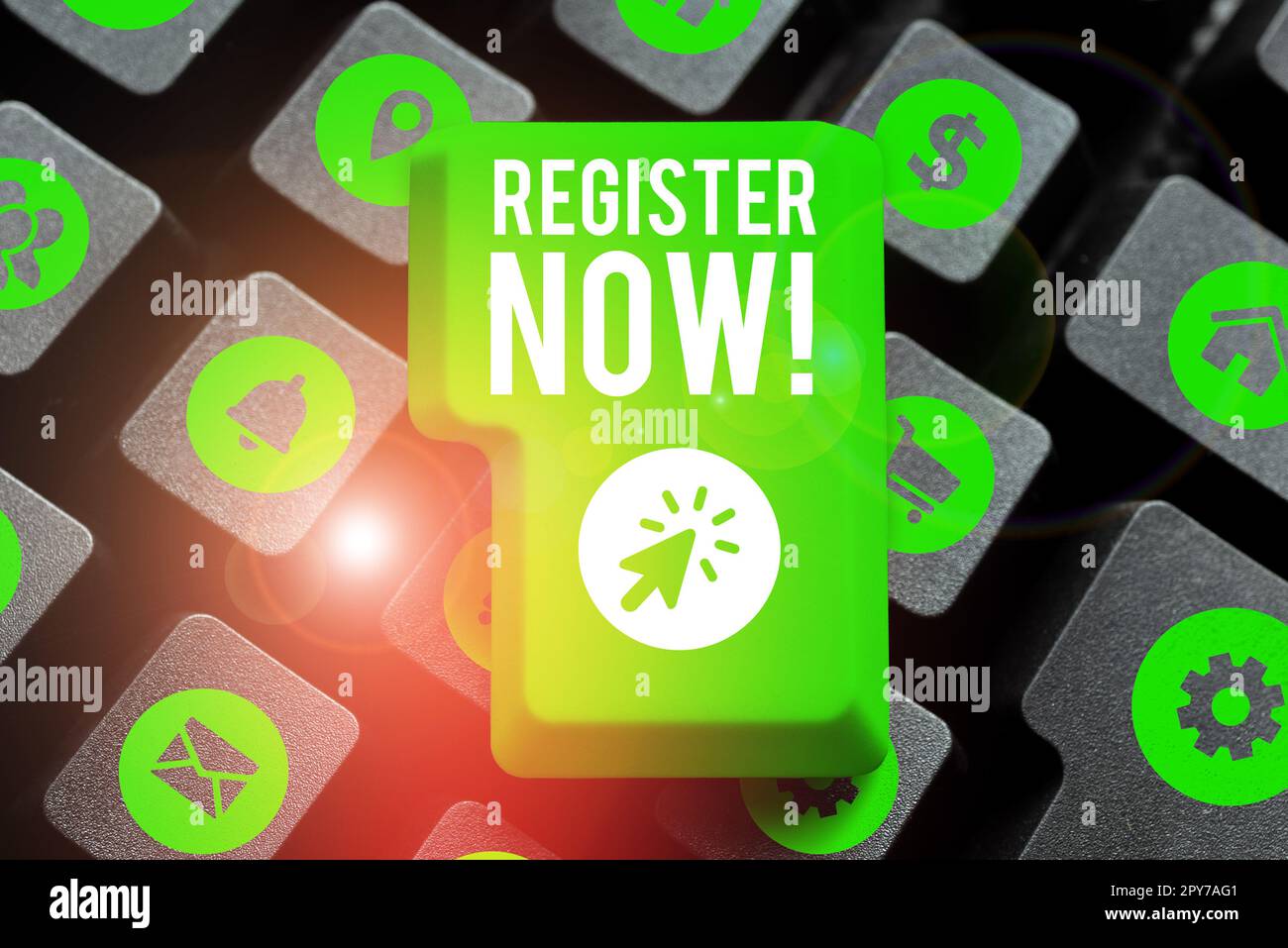 Conceptual caption Register Now. Business approach Name in an Official ...