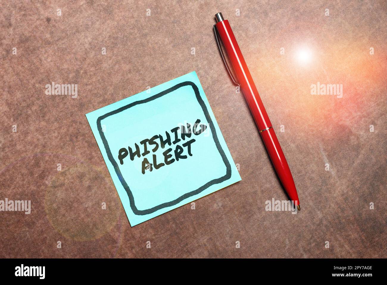 Hand writing sign Phishing Alert. Word for aware to fraudulent attempt ...