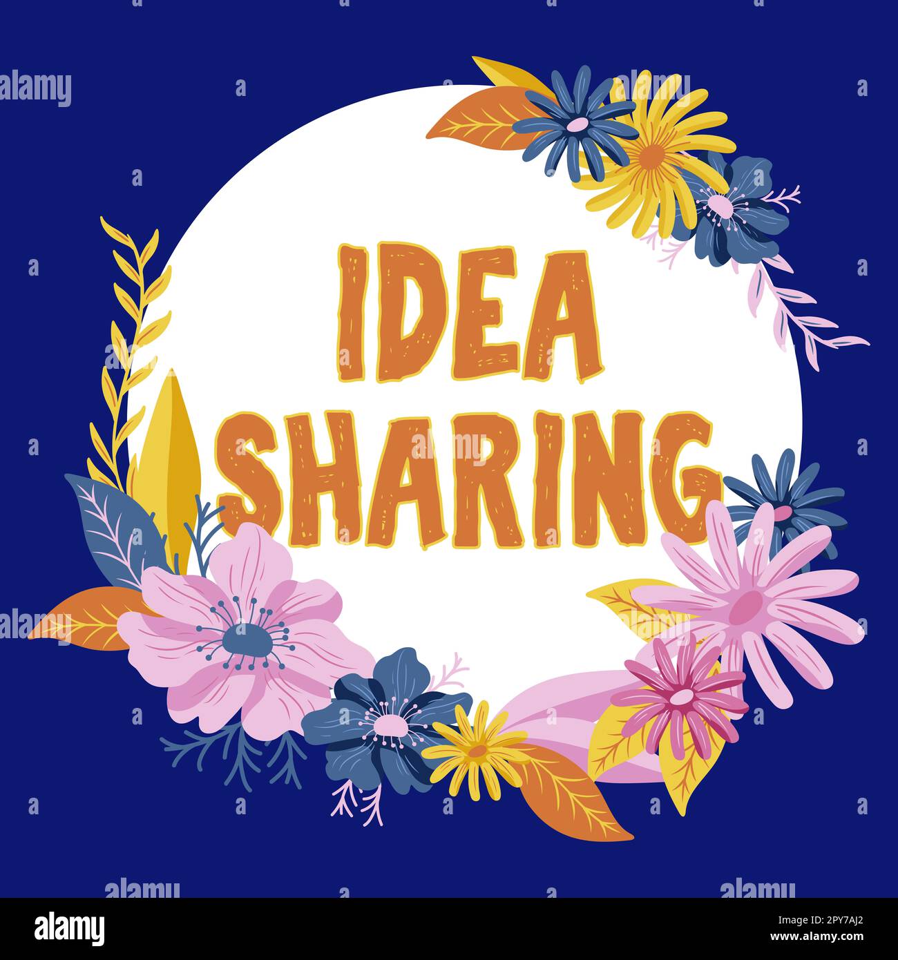 Hand writing sign Idea Sharing. Word Written on Startup launch ...