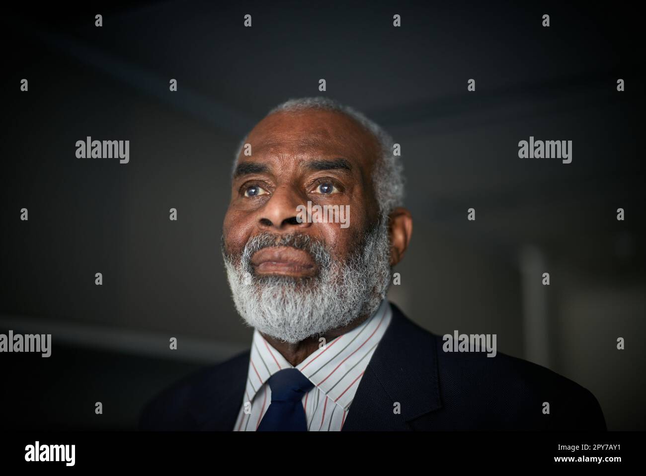 Portrait of Dr Neville Lawrence ahead of the 30th anniversary of his ...
