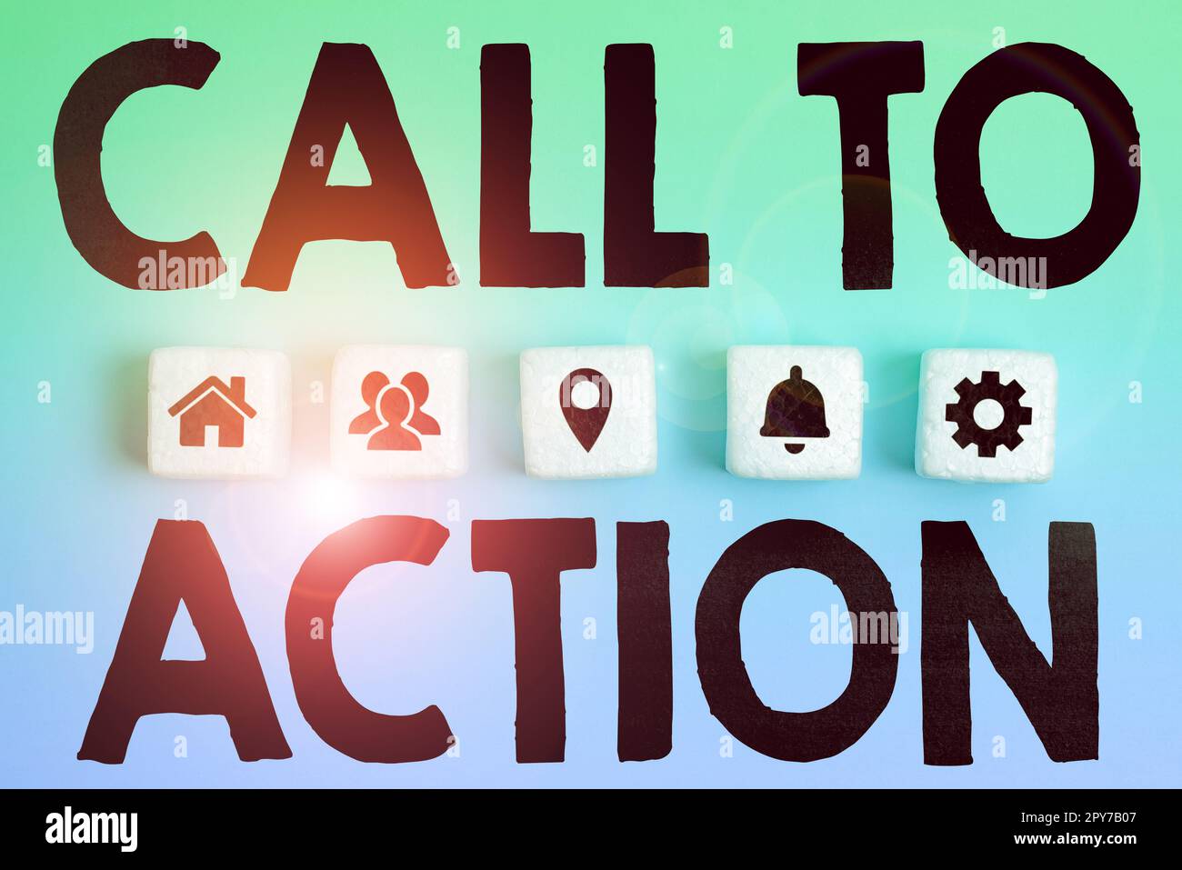Text showing inspiration Call To Action. Business showcase Encourage ...
