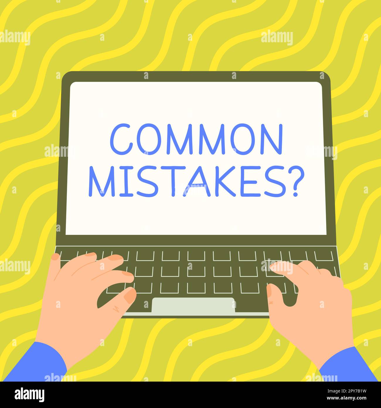 Inspiration showing sign Common Mistakes. Business concept repeat act ...