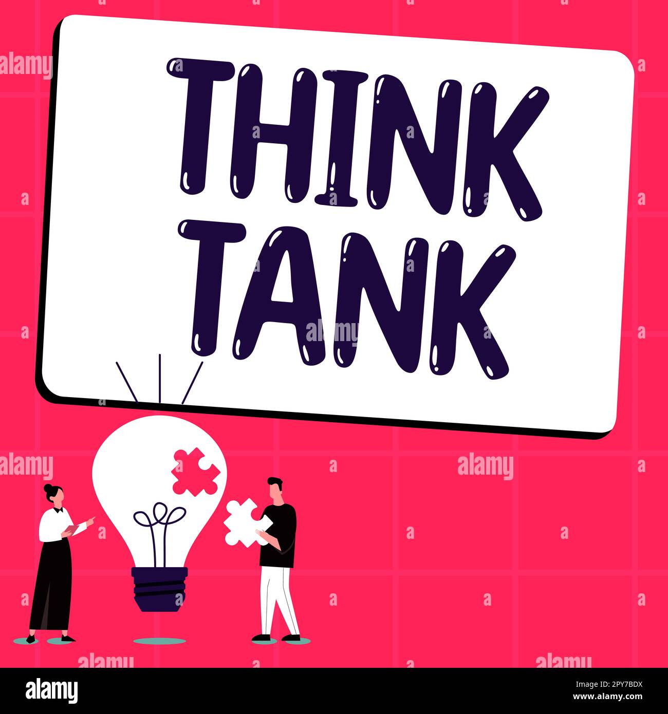 Conceptual caption Think Tank. Business approach Thinking of Innovative ...