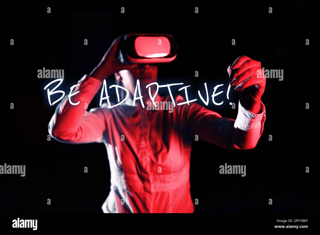Inspiration showing sign Be Adaptive. Business approach make the ...