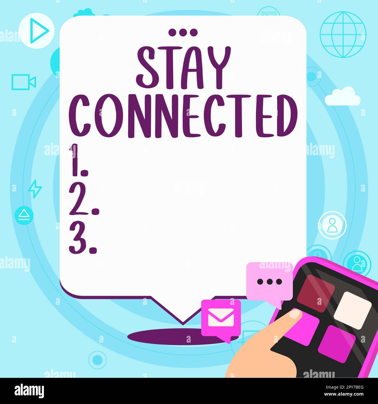 Keep connected hi-res stock photography and images - Alamy