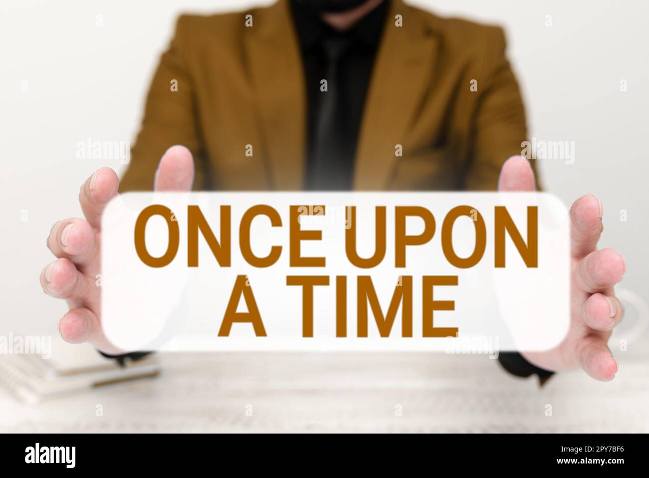 Inspiration showing sign Once Upon A Time. Word Written on telling ...