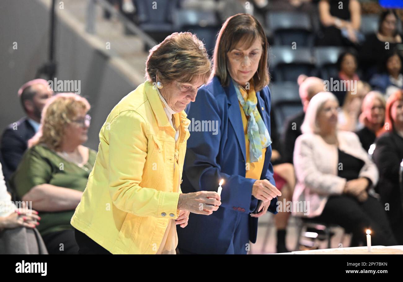Priscilla Dickie (left) and Vanessa Fowler (right), who are the mother ...