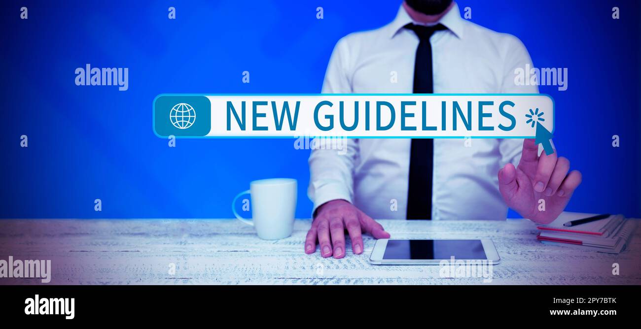 Guidelines inspiration hi-res stock photography and images - Alamy