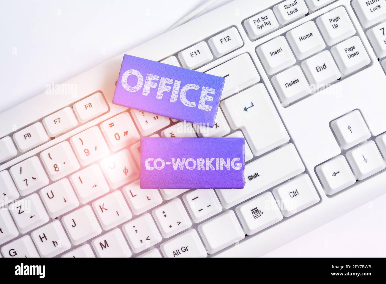 Inspiration showing sign Office Co Working. Business concept Business ...