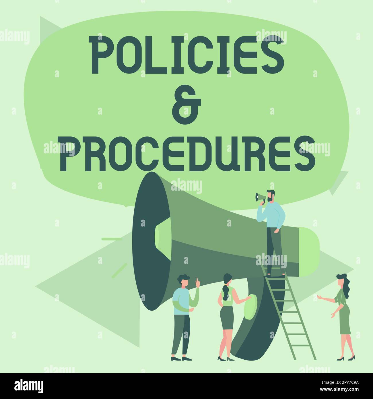 Inspiration showing sign Policies Procedures. Word for list of rules ...