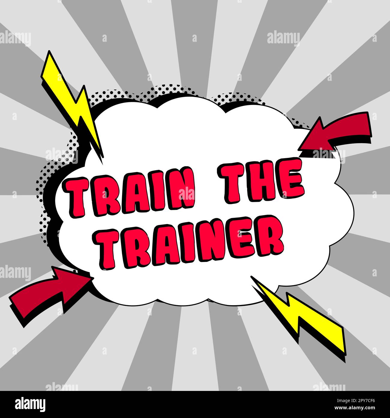 Conceptual caption Train The Trainer. Conceptual photo identified to ...