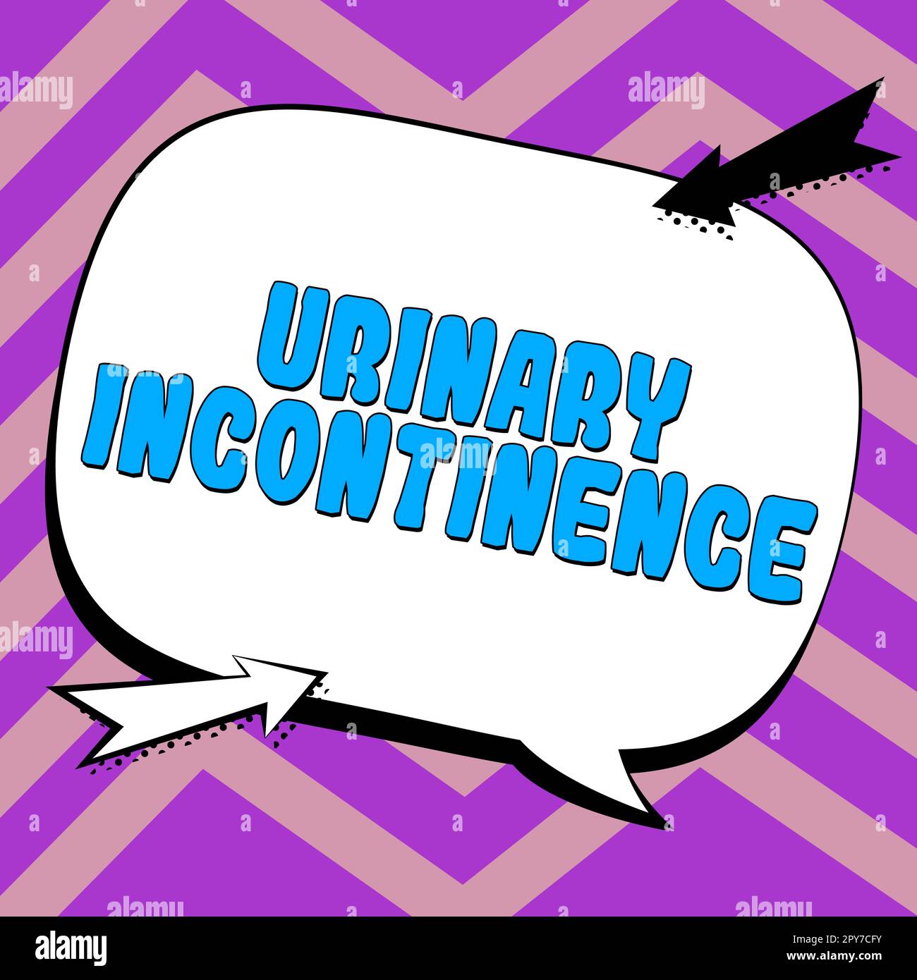 Text showing inspiration Urinary Incontinence. Word Written on ...