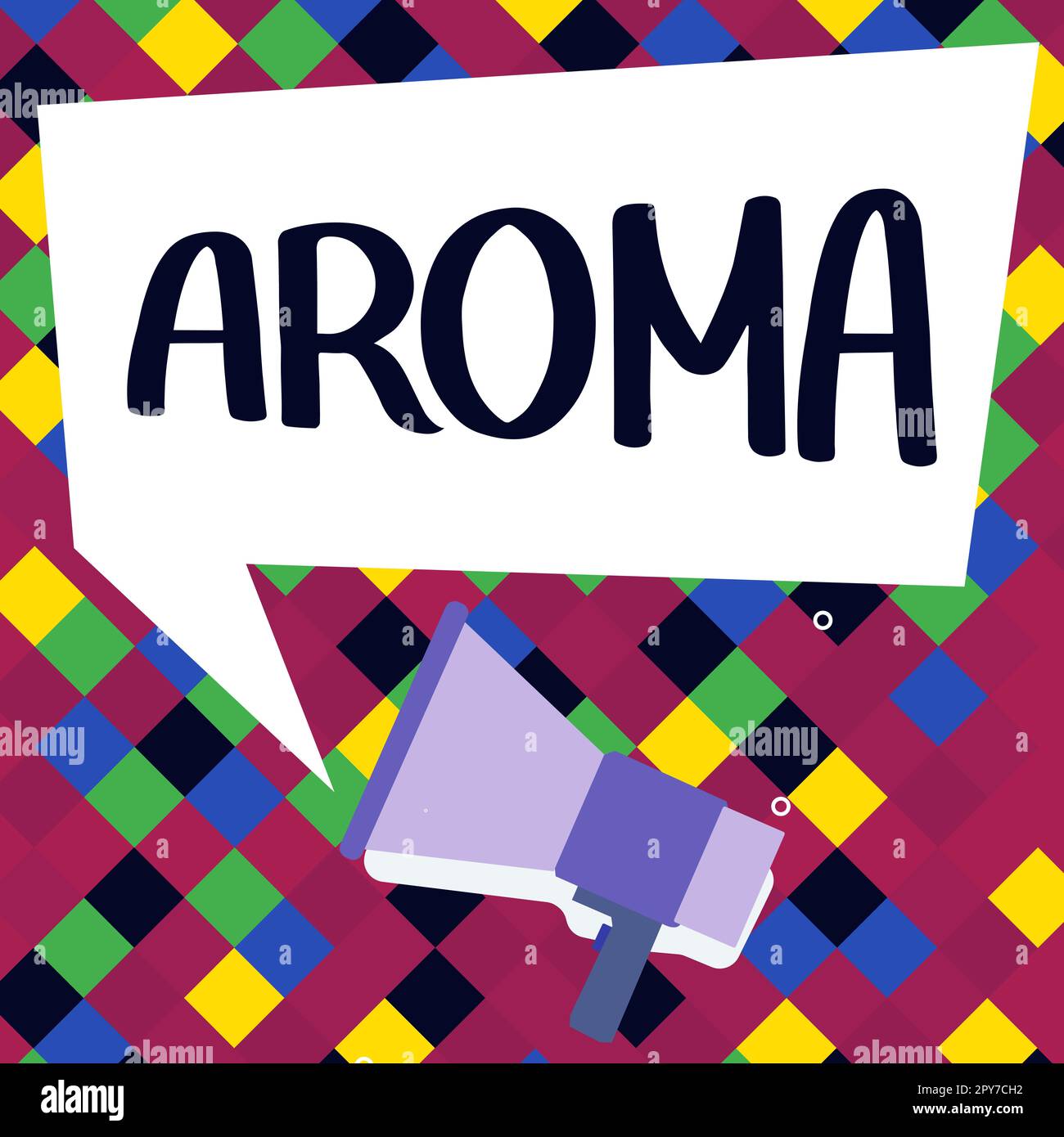 Sign displaying Aroma. Word Written on A distinctive typically pleasant ...