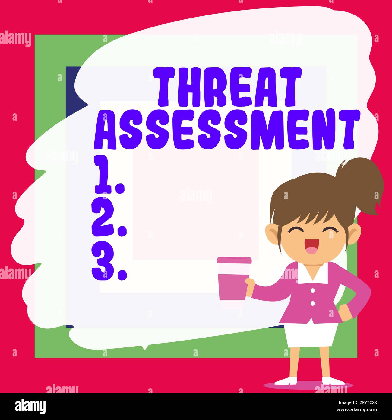 Text caption presenting Threat Assessment. Word for determining the ... Text caption presenting Threat Assessment. Word for determining the ...