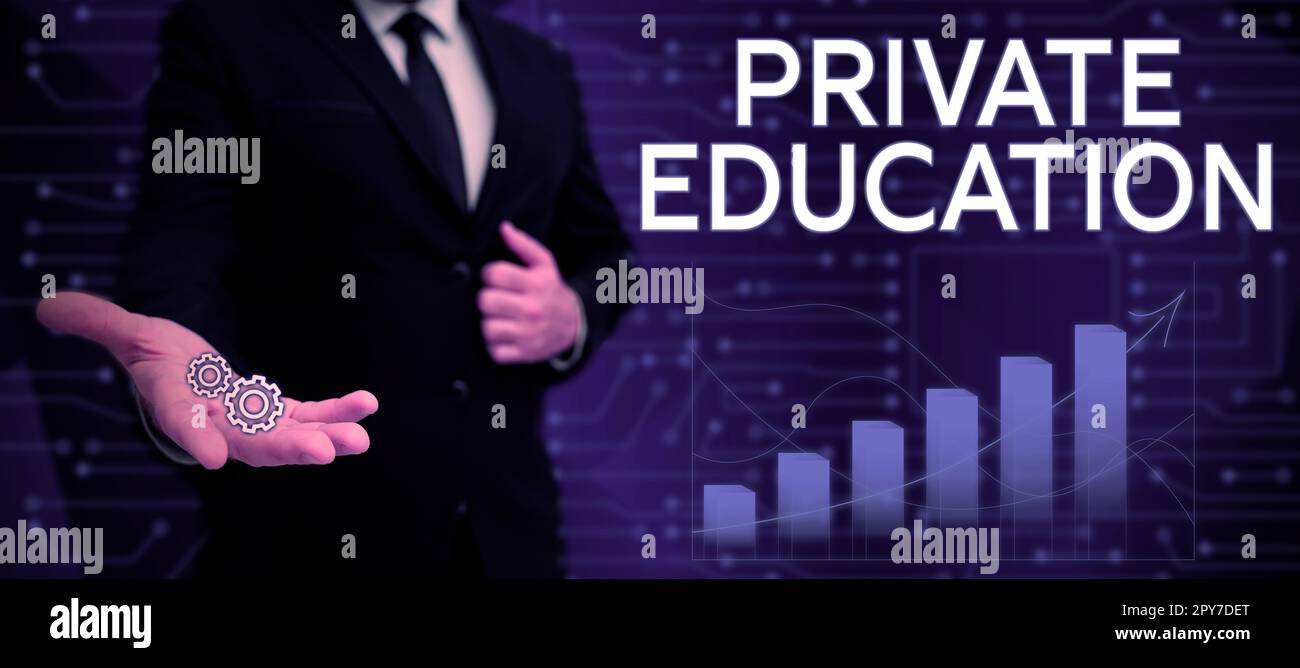 Conceptual display Private Education. Conceptual photo Belonging for ...