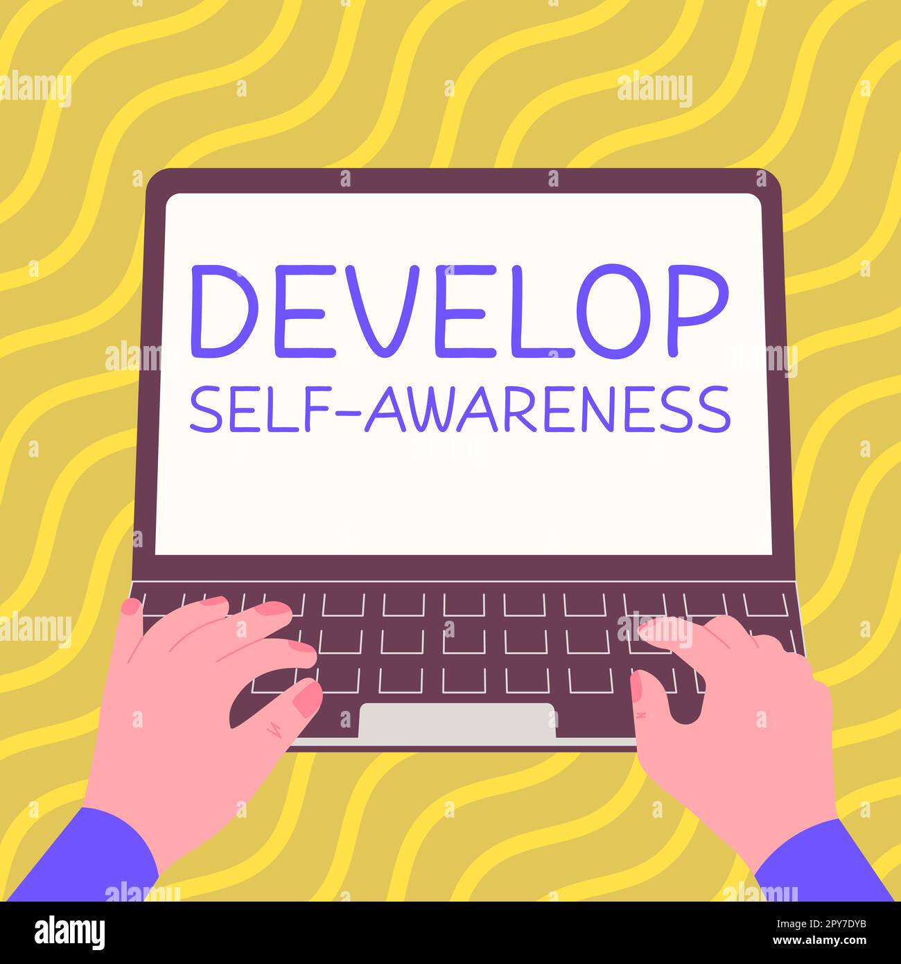 Conceptual display Develop Self Awareness. Word for Improve sharp ...