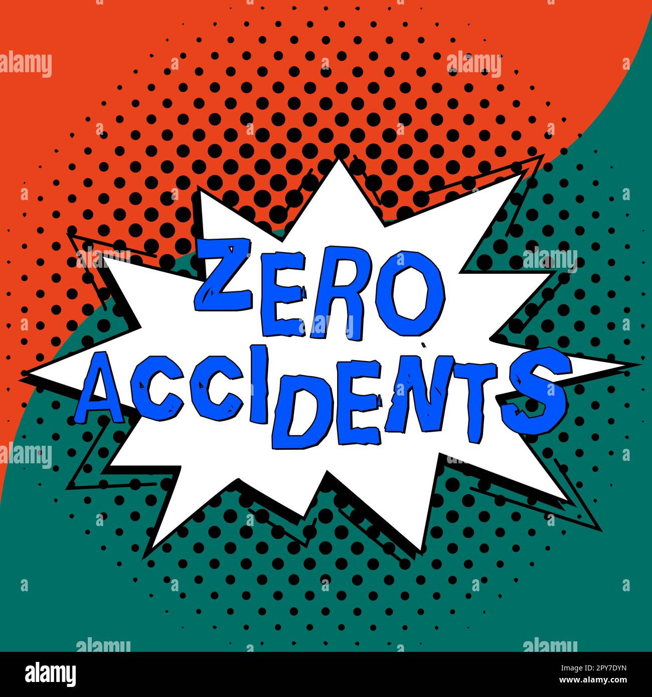 Text showing inspiration Zero Accidents. Concept meaning important ...