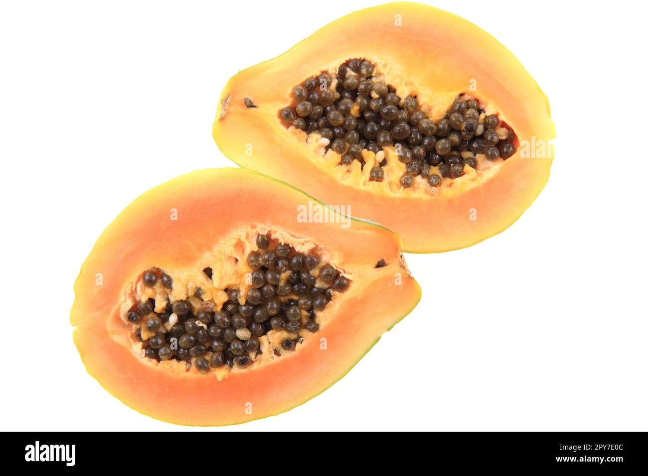 Papaw on white hi-res stock photography and images - Alamy