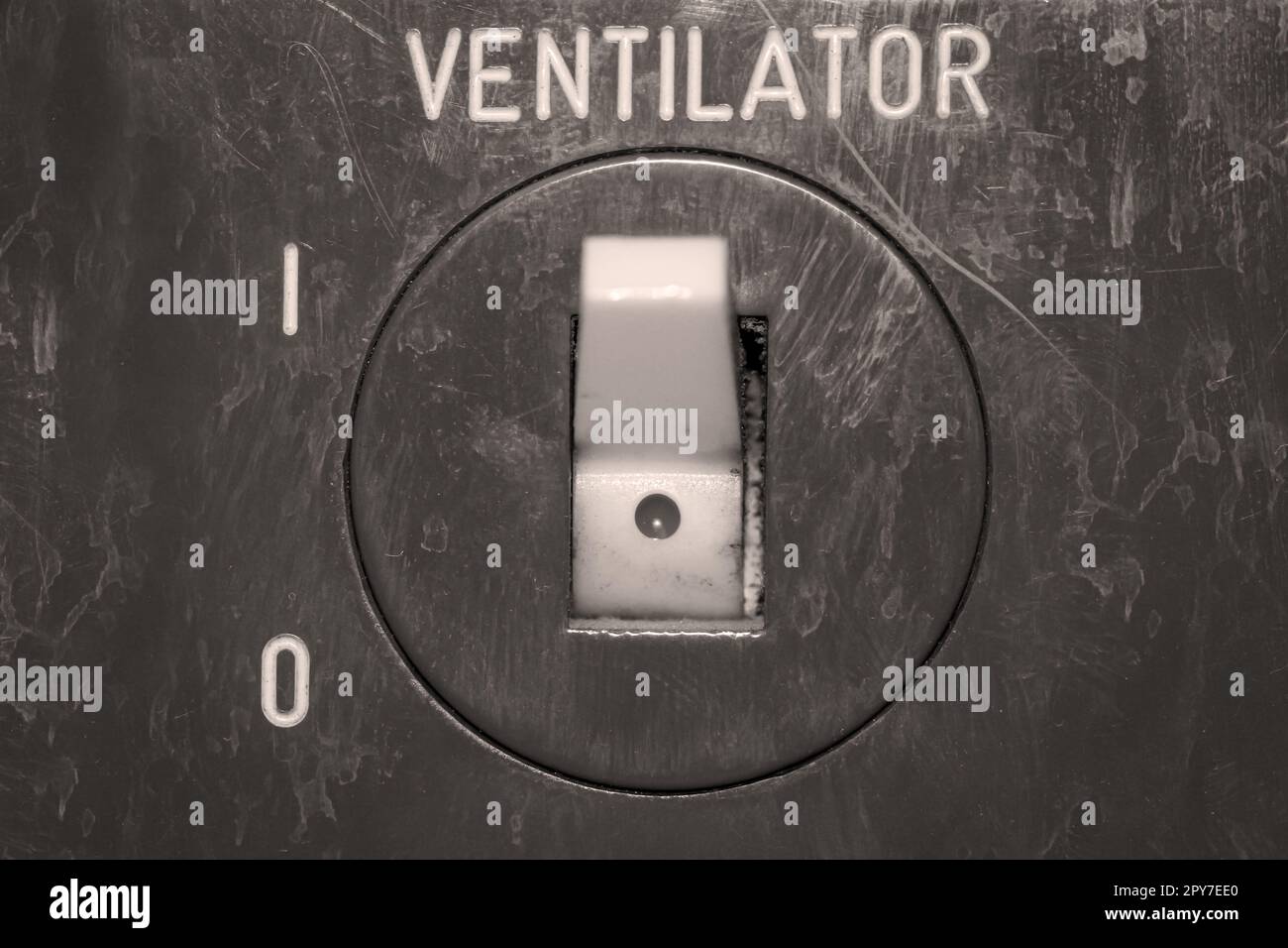 A switch for a fan to be able to turn it on and off Stock Photo - Alamy