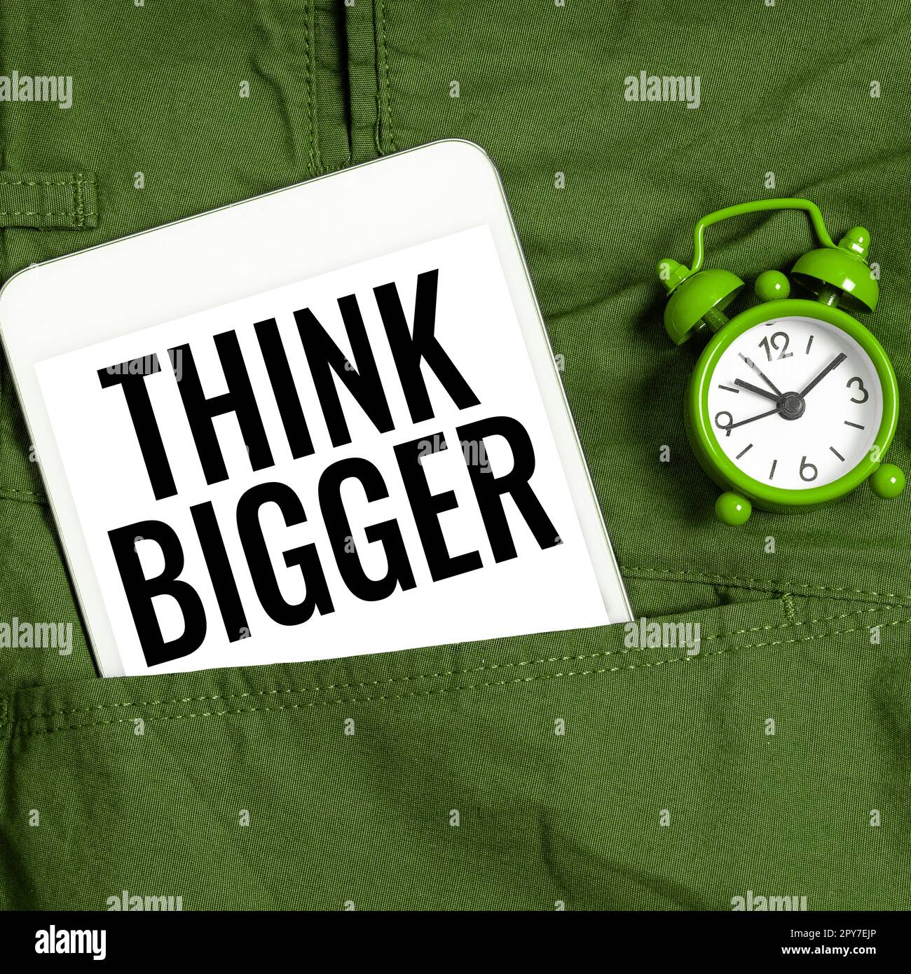 Conceptual display Think Bigger. Conceptual photo being able to dream ... Conceptual display Think Bigger. Conceptual photo being able to dream ...